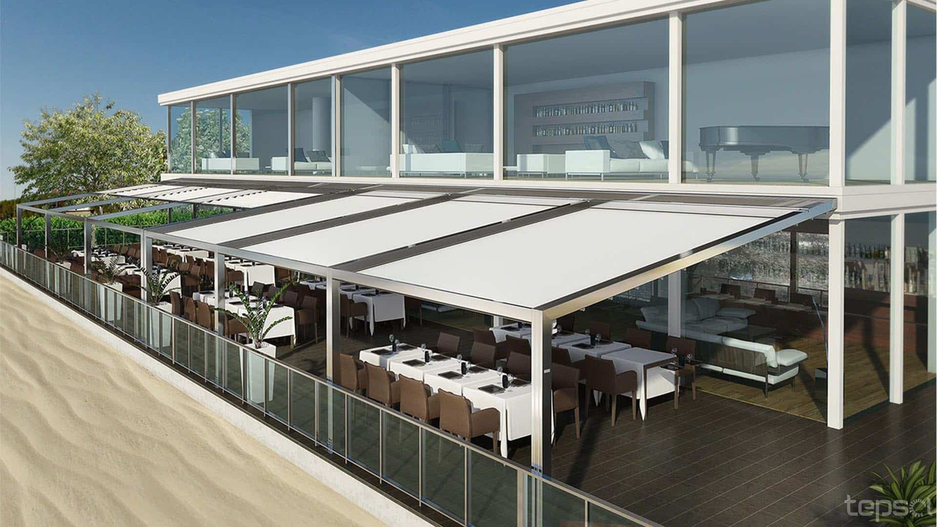 Pérgolas em Alumínio para Esplanadas - Tepsol